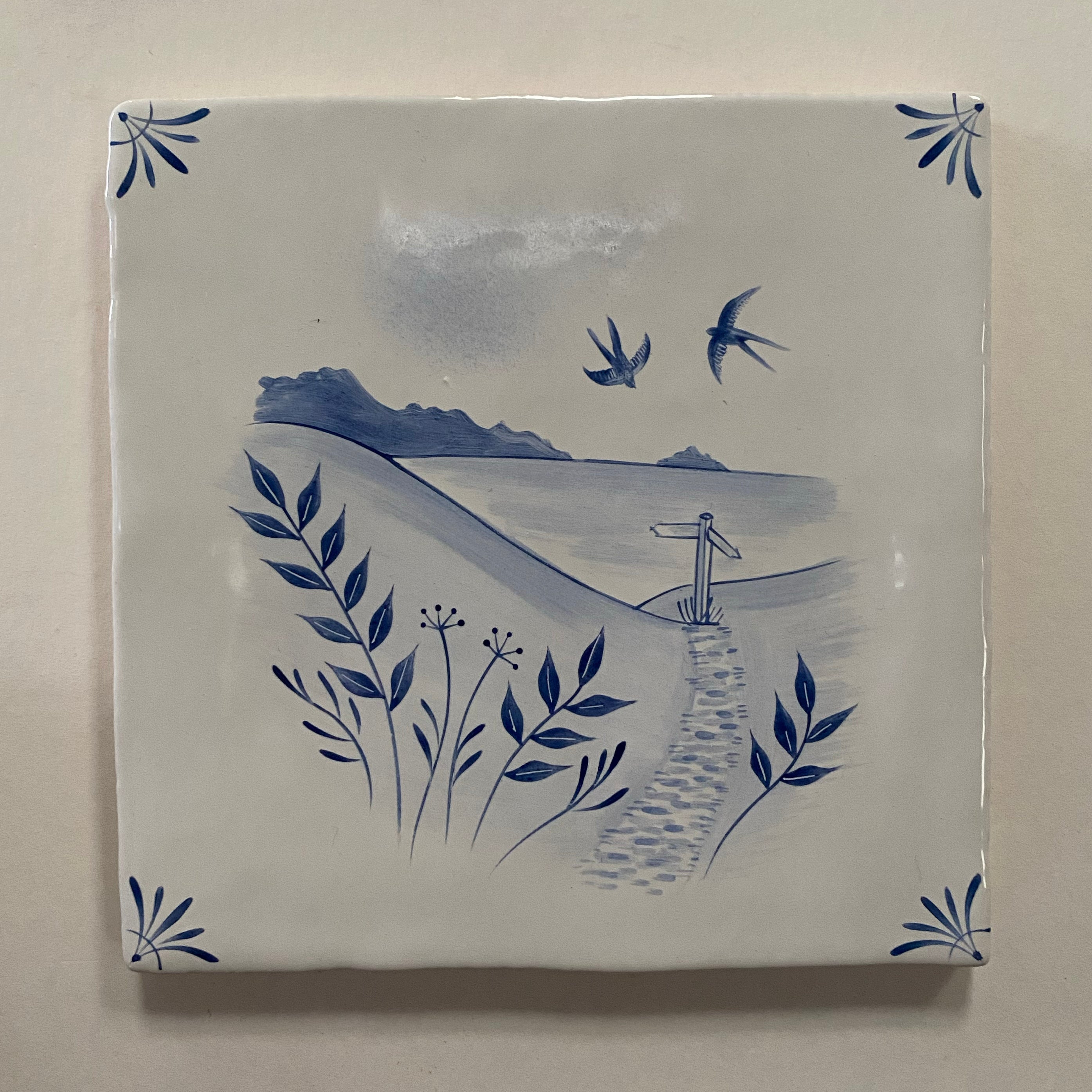 Seconds - Wilderness Delft Coastal Ramble on Cornish – Decorum Studio Cornwall