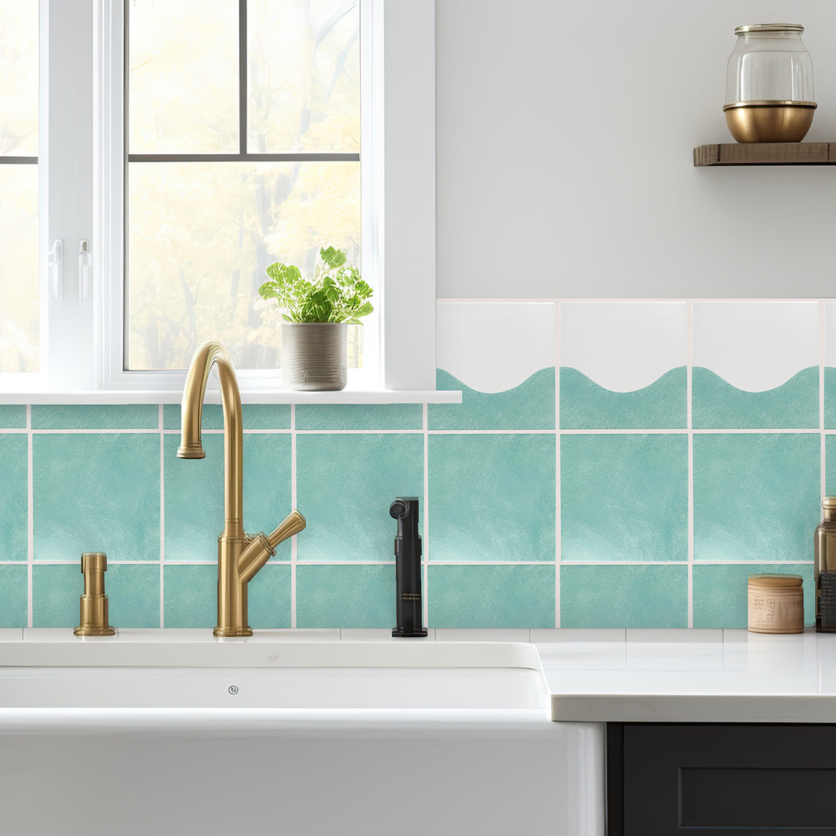 Calico Wave Corner Fern – Decorum Studio Cornwall