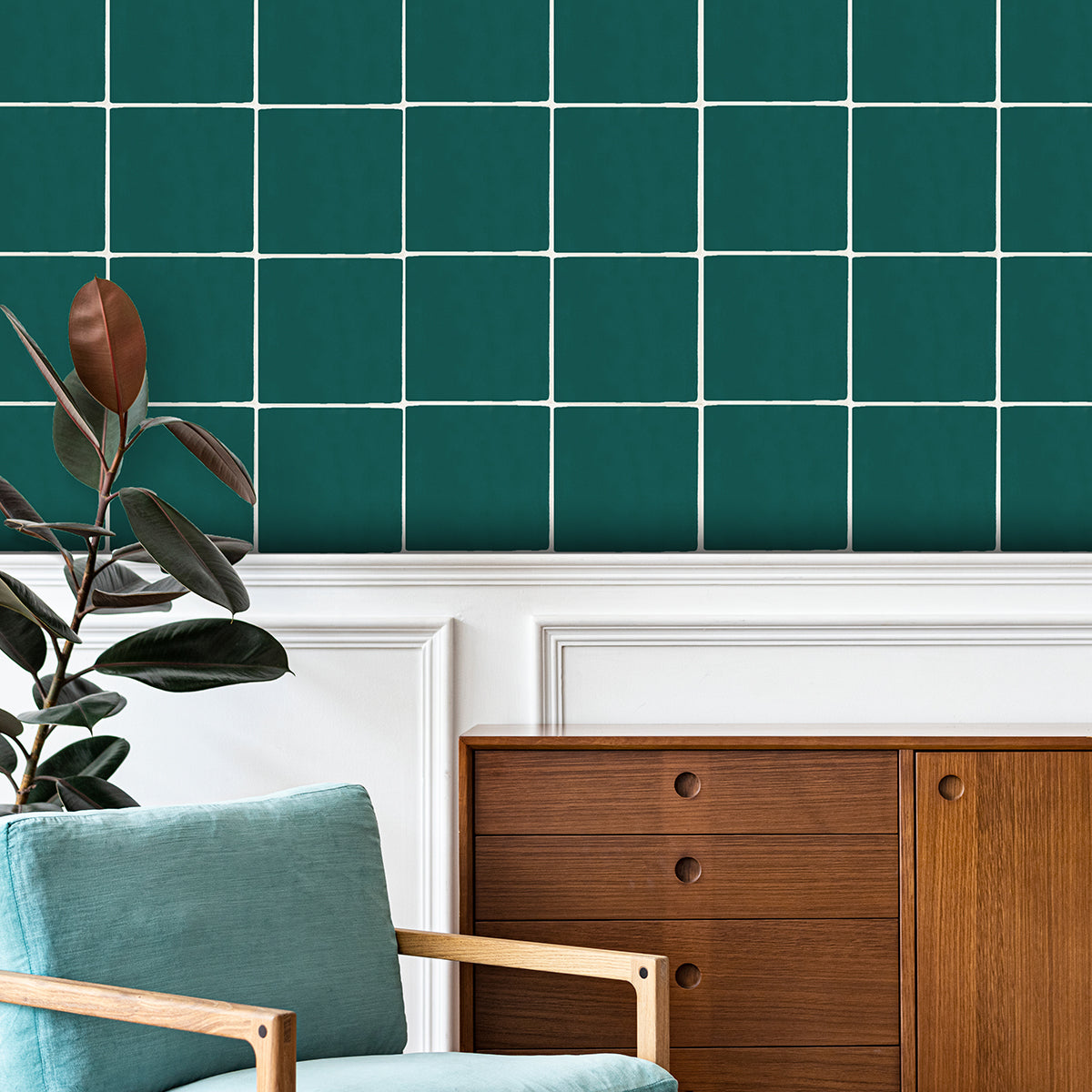 Plain Sailing Teal – Decorum Studio Cornwall