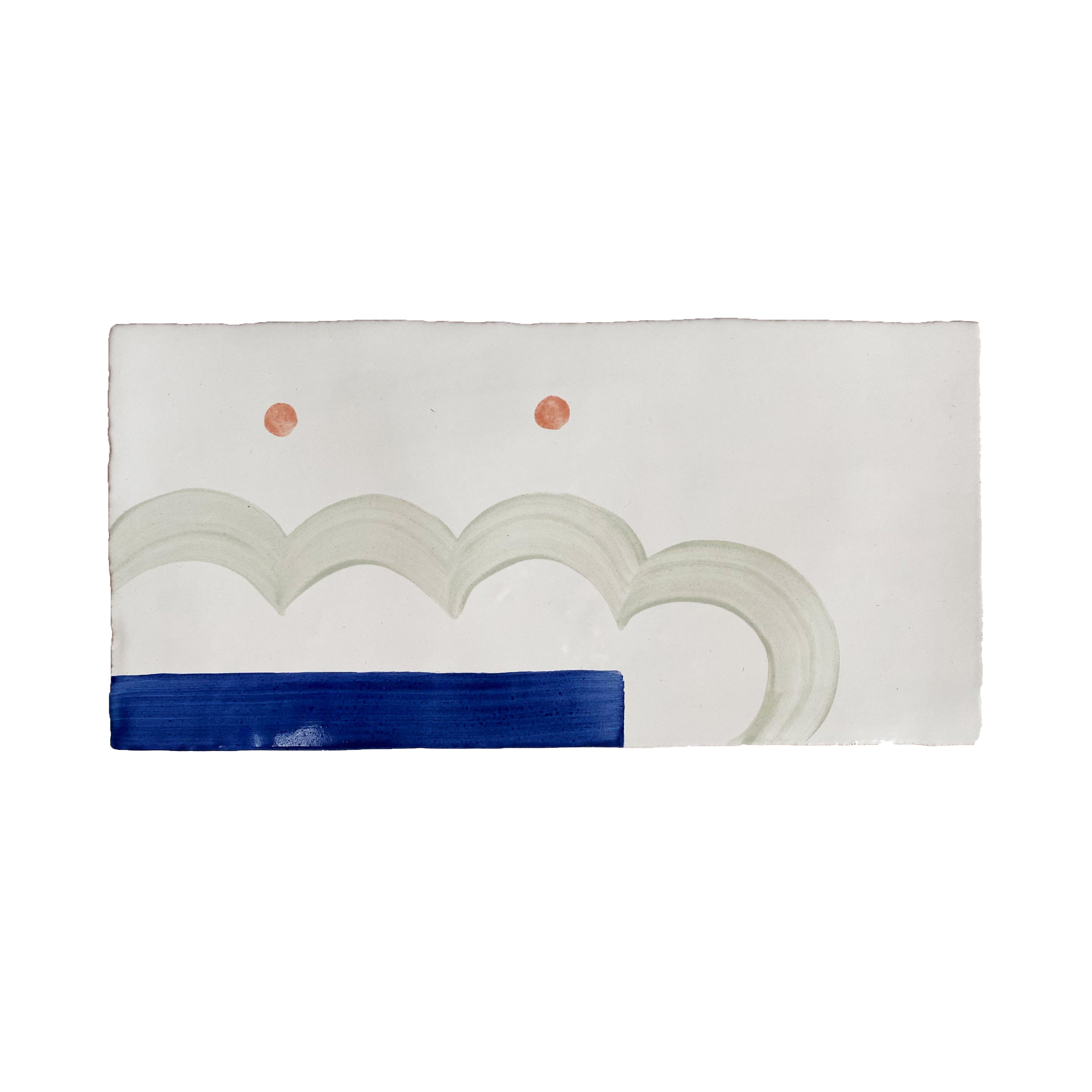 Bloom Brick Corner in Navy – Decorum Studio Cornwall