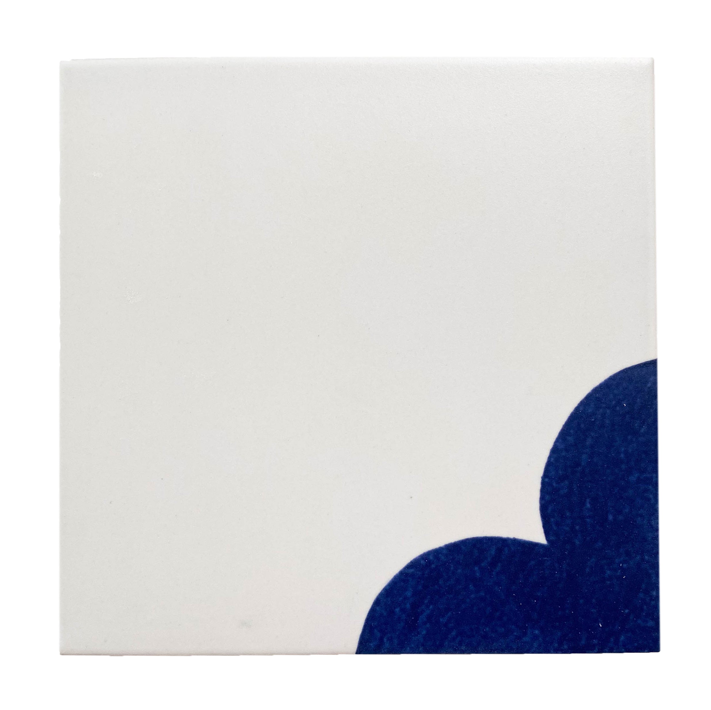 Calico Scallop Corner Navy – Decorum Studio Cornwall